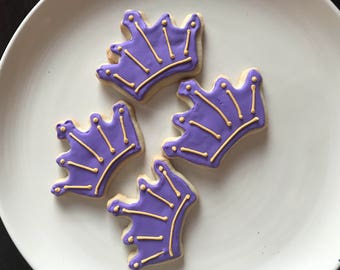 Crown cookies | Etsy