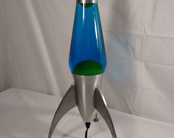Rocket ship lamp | Etsy