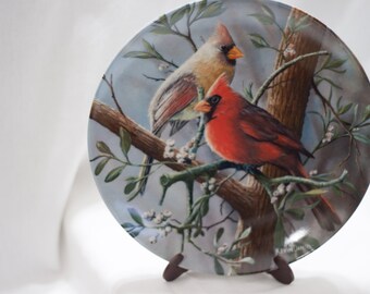 Cardinal plate | Etsy