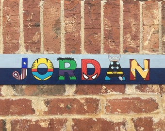 Superhero door sign | Etsy