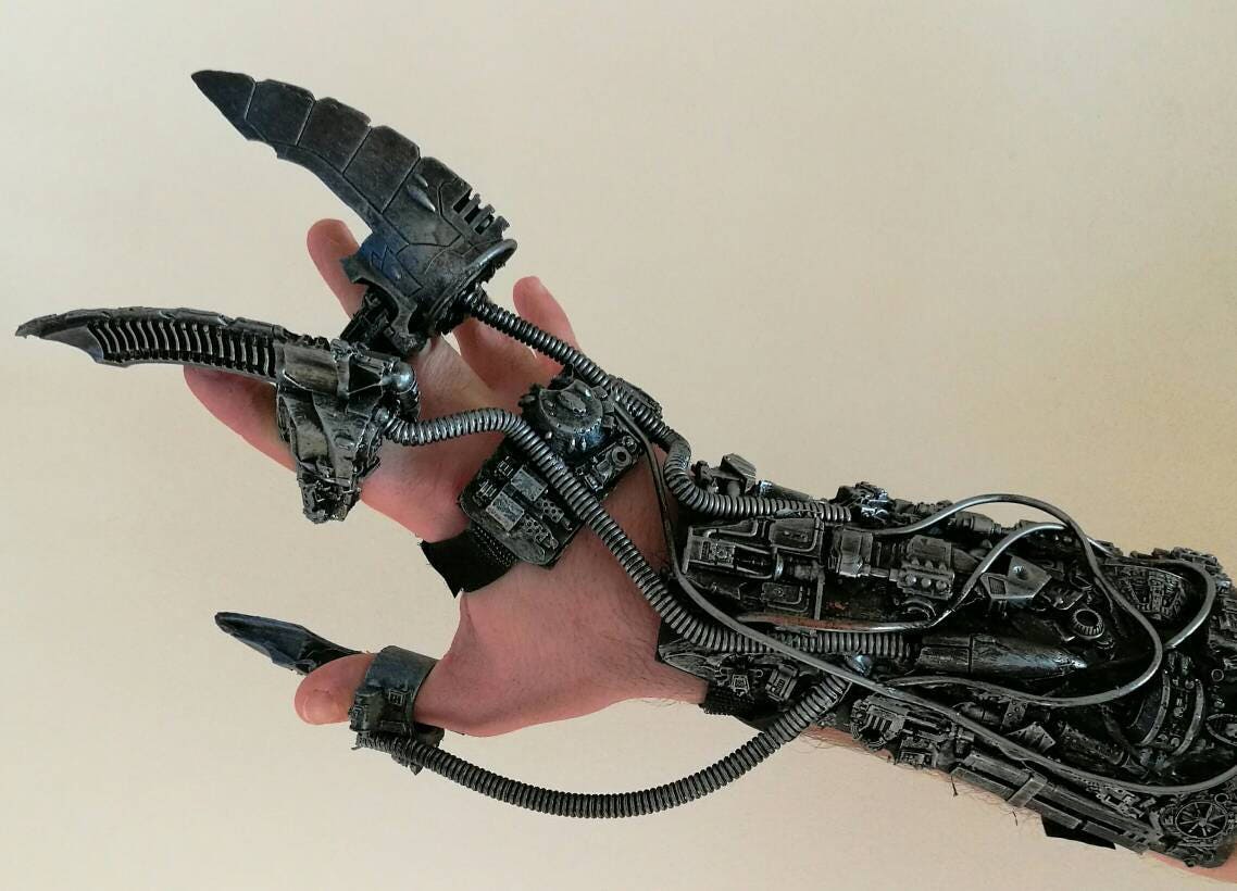 Star trek borg arm cosplay cyborg costume piece. With claws