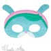 Monster Printable Coloring Masks halloween masks monsters