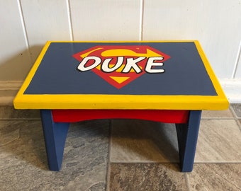 Personalized Step Stool That Folds into a Chair