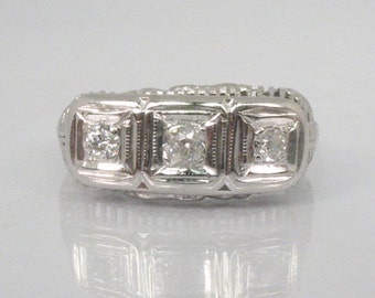 Vintage diamond ring | Etsy