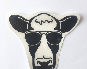 Cow decal | Etsy