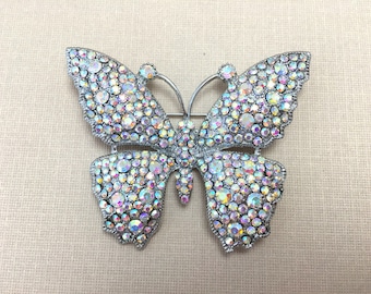 Rhinestone butterfly | Etsy