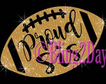 Glitter football | Etsy