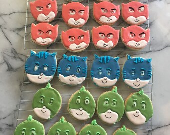 Pj mask cookies | Etsy
