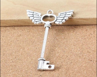 Winged key | Etsy