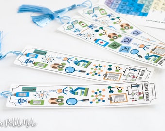 Science bookmark | Etsy