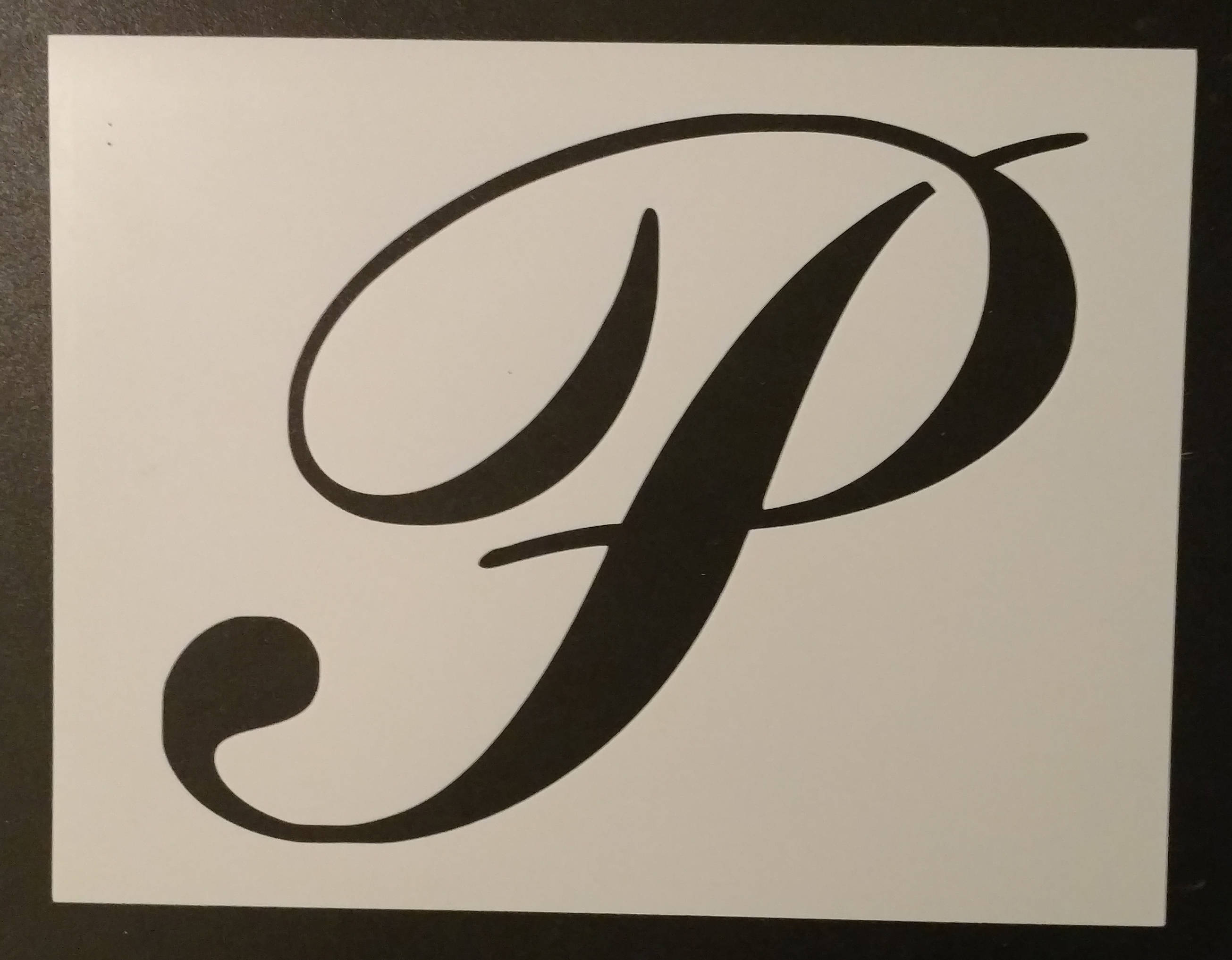 Cursive P Lowercase