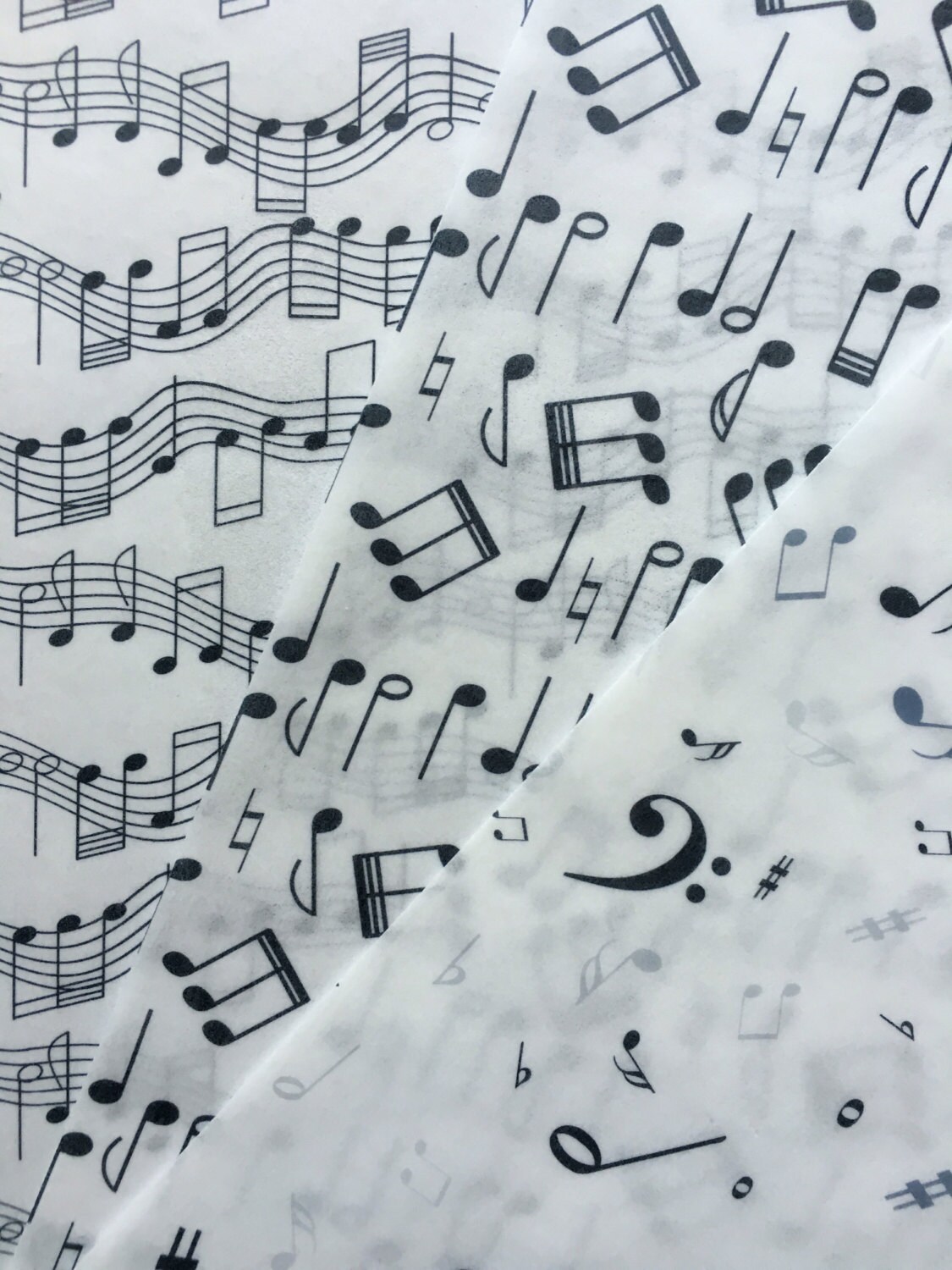 Music Notes Edible Wafer Paper