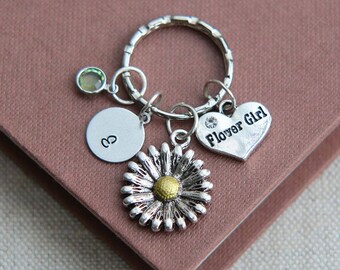 Daisy keychain | Etsy