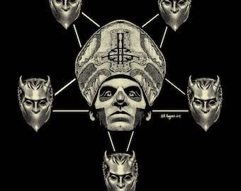 Ghost band art | Etsy