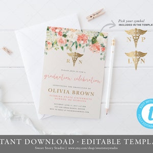 Nurse invitation | Etsy