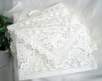 Doily lace envelope | Etsy