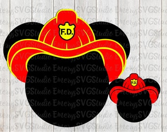 Mickey mouse fireman | Etsy