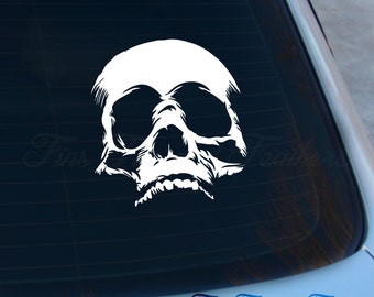 Skull decal | Etsy