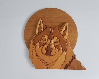 Wood intarsia | Etsy