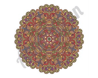 Mandala embroidery | Etsy