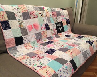 Patchwork quilt | Etsy