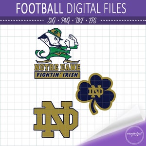 Notre dame logo | Etsy