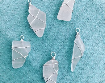 Wire wrap sea glass | Etsy