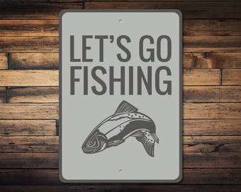 Fishing hole sign | Etsy