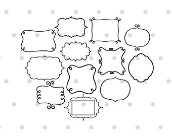 Digital Frames and Borders Clip Art great for Teachers