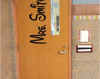Classroom door decal | Etsy