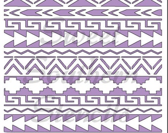 Aztec stencil | Etsy