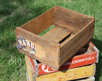 Vintage fruit crate | Etsy