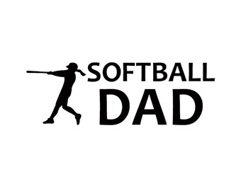 Softball decal | Etsy