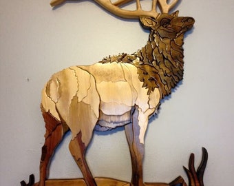 Elk art | Etsy