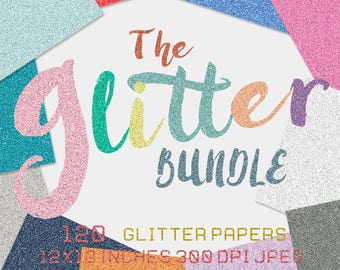 Red and Green Glitter DIGITAL PAPER 20 Christmas colors