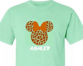 Leopard minnie mouse | Etsy