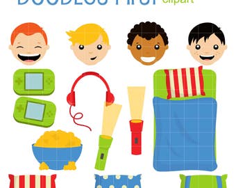 Boy Sleepover Clipart Boys Sleepover Clip Art Slumber Party