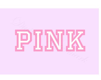 Pink svg | Etsy