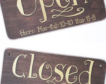 Store hours sign | Etsy