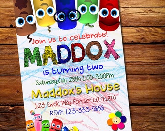 Color crew birthday | Etsy