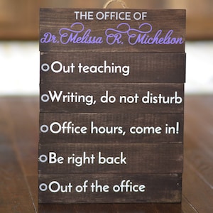 Out of office sign | Etsy