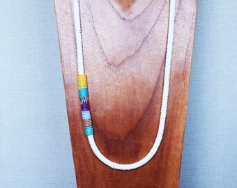 Beaded rope necklace | Etsy