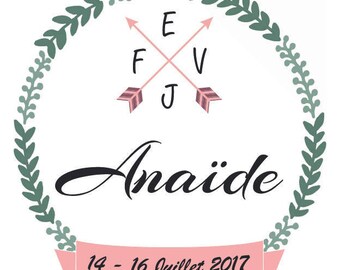 Logo enterrement de vie de jeune fille Bachelorette party