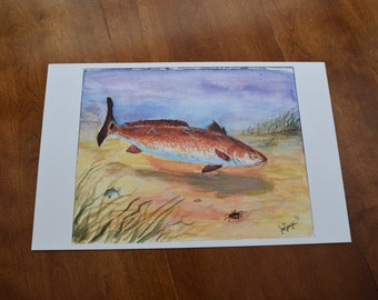 Saltwater fish art | Etsy