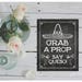 Instant 'Grab A Prop Say Queso' Printable Fiesta Sign