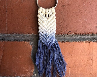 Macrame key chain | Etsy