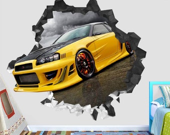 Nissan gtr wall art | Etsy