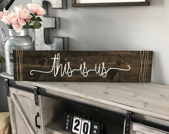 This is us wood sign | Etsy