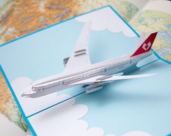 Airplane card | Etsy