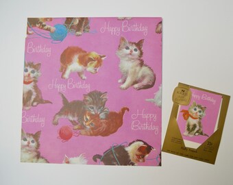 Cat wrapping paper | Etsy